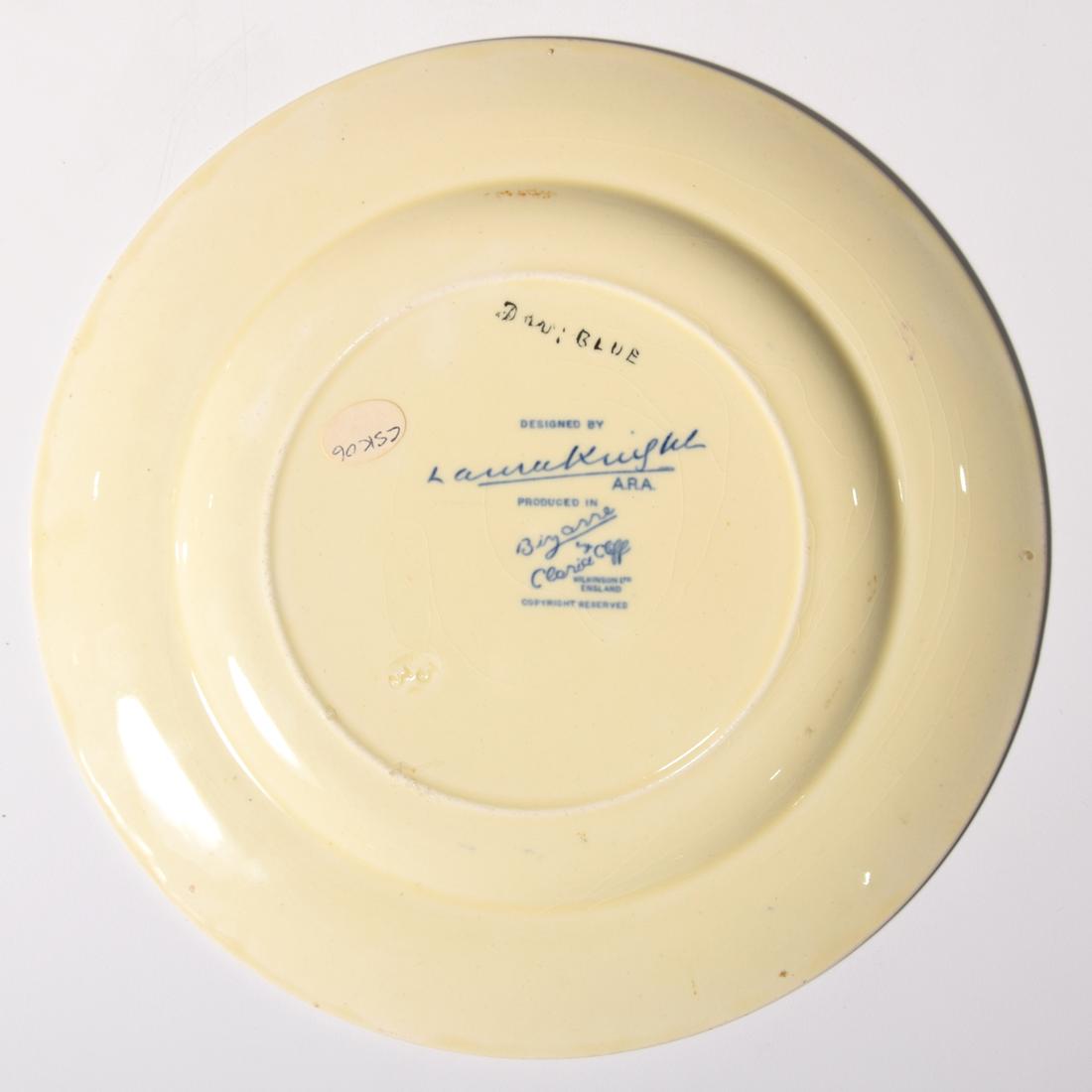 6 Clarice Cliff / Laura Knight CIRCUS Plates, Prototype – Palm Beach ...