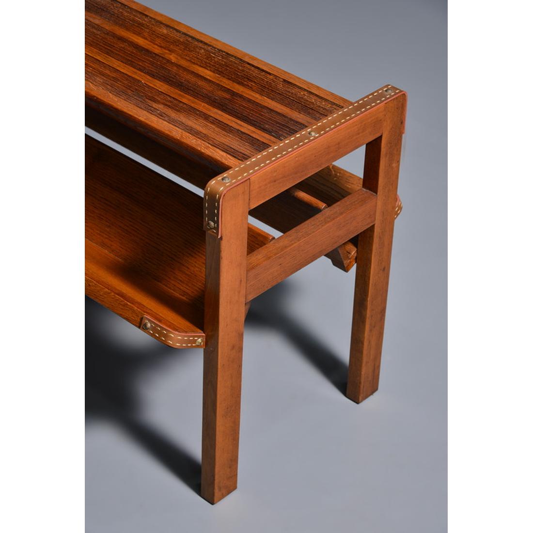 Jacques Adnet Encyclopedia / Magazine Stand – Palm Beach Modern Gallery